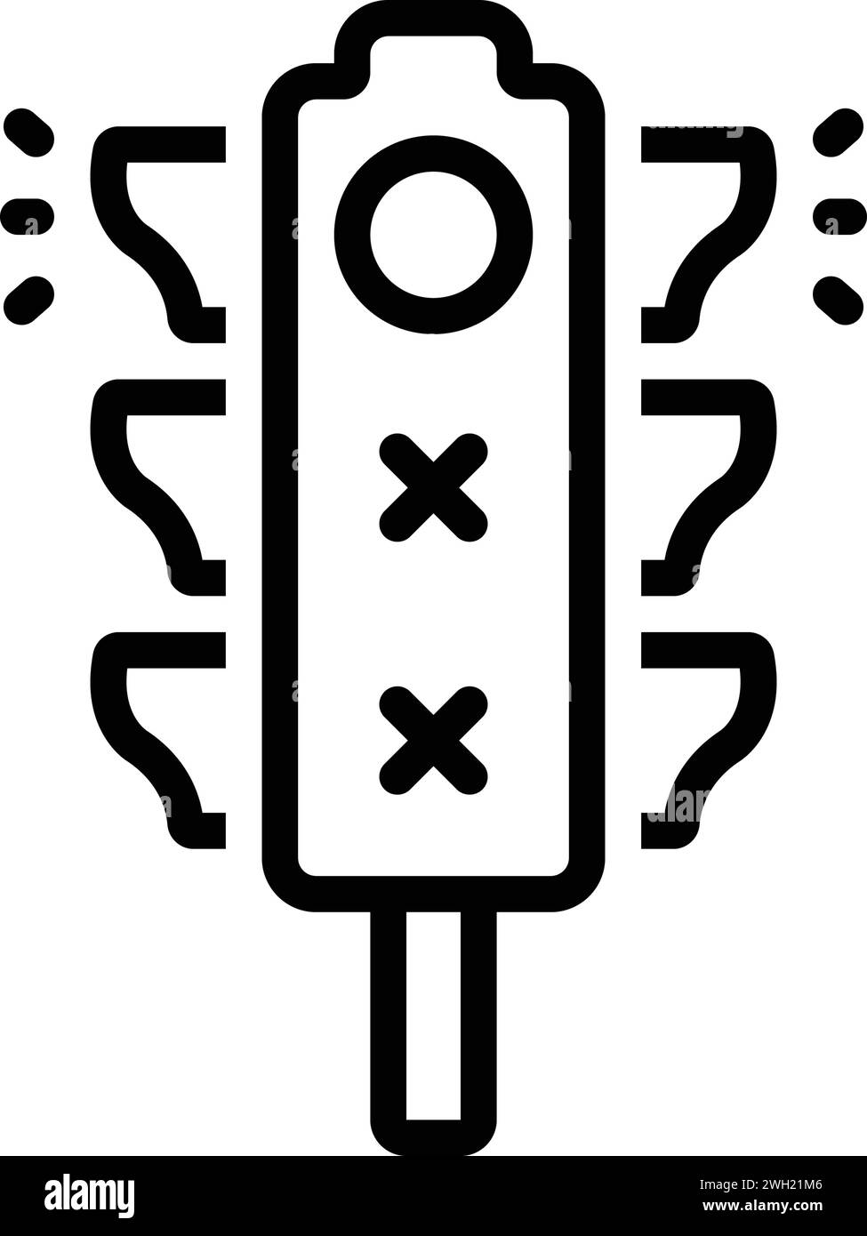 Traffic signal silhouette Black and White Stock Photos & Images - Alamy