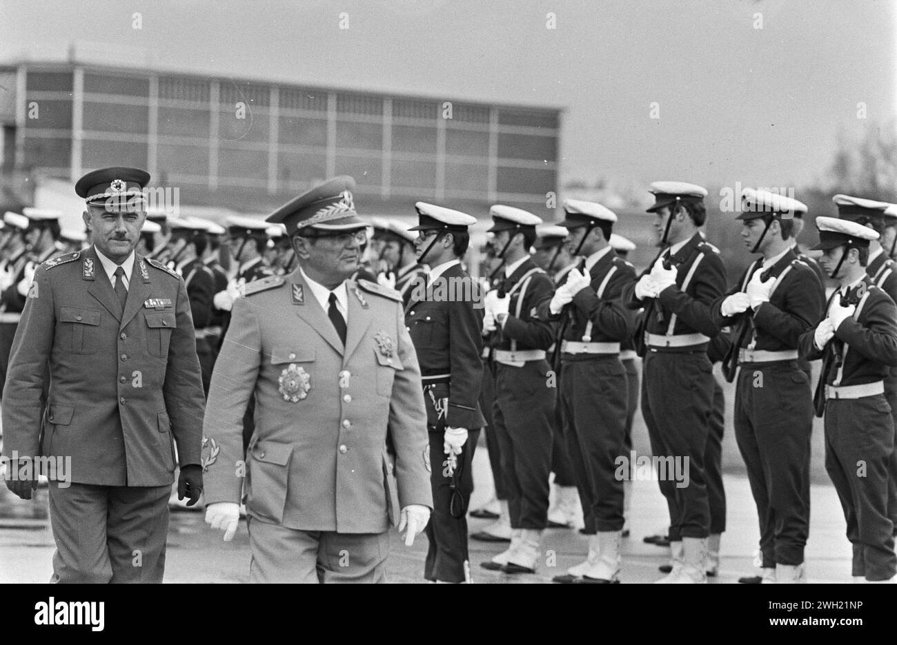 October 20, 1970. Ypenburg, Netherlands. State visit of President Tito ...