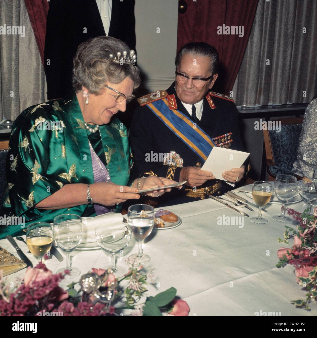 October 22, 1970. Amsterdam, Netherlands. State visit of President Tito ...