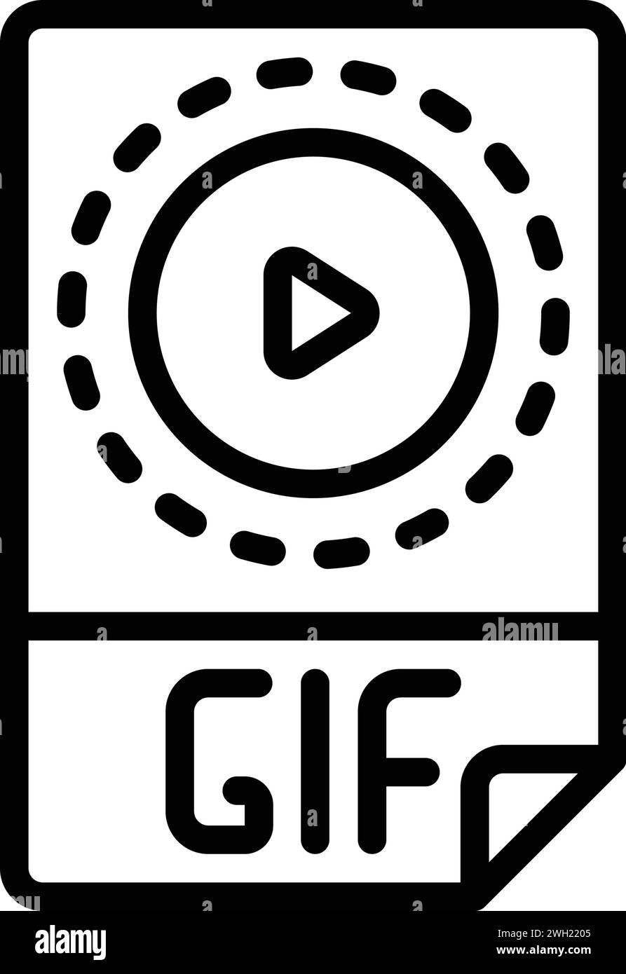 Icon for gif,file Stock Vector Image & Art - Alamy