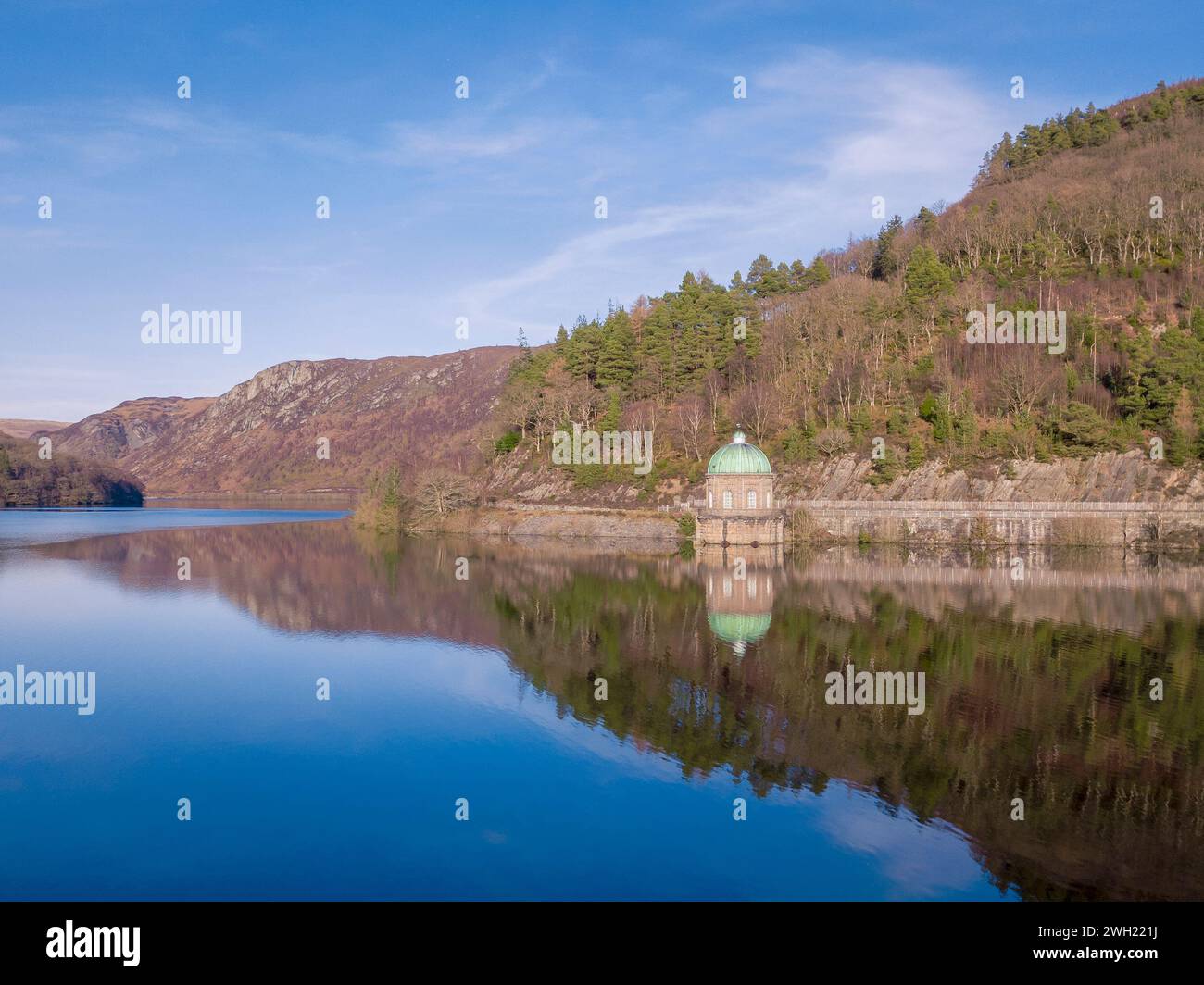 The Elan Valley Reservoirs are a chain of man-made lakes created from ...