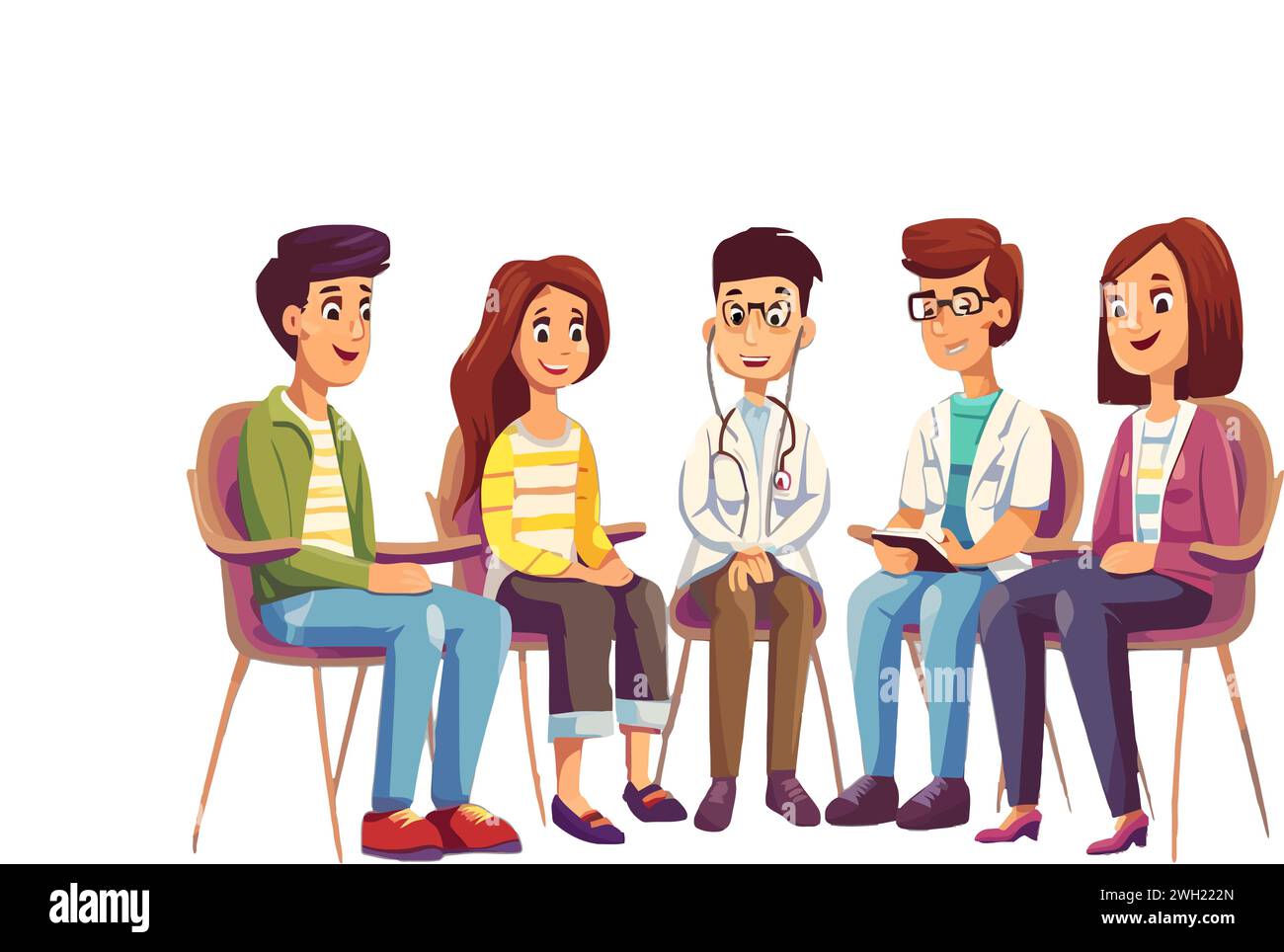 Clinical conversation Stock Vector Images - Alamy