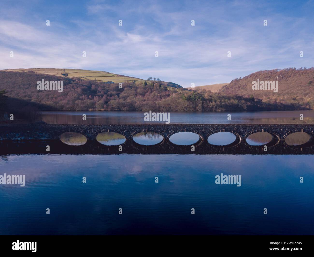 The Elan Valley Reservoirs are a chain of man-made lakes created from ...