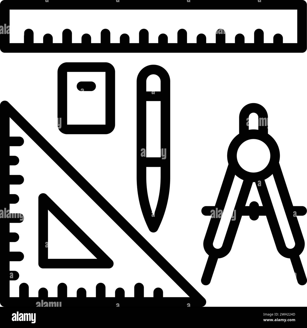 Icon for geometry,compasses Stock Vector Image & Art - Alamy