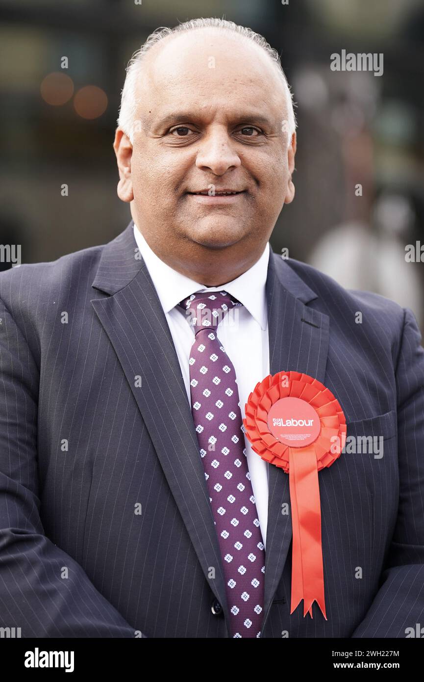 Labour candidate for Rochdale, Azhar Ali in Rochdale town centre as he ...