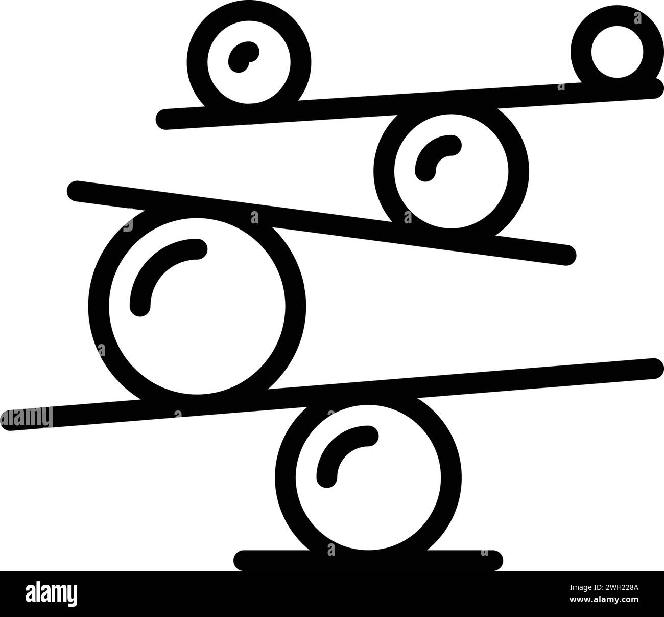 Icon for balanced,stability Stock Vector Image & Art - Alamy