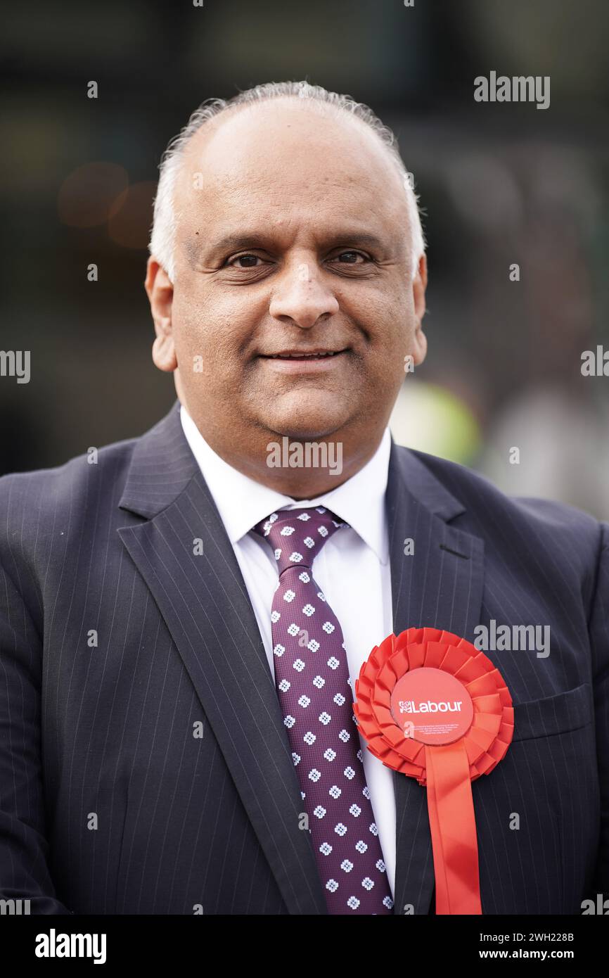 Labour candidate for Rochdale, Azhar Ali in Rochdale town centre as he ...