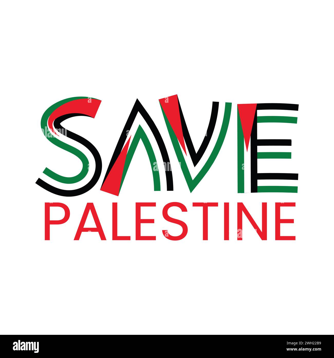 Save Palestine banner design. Save Palestine vector illustration ...