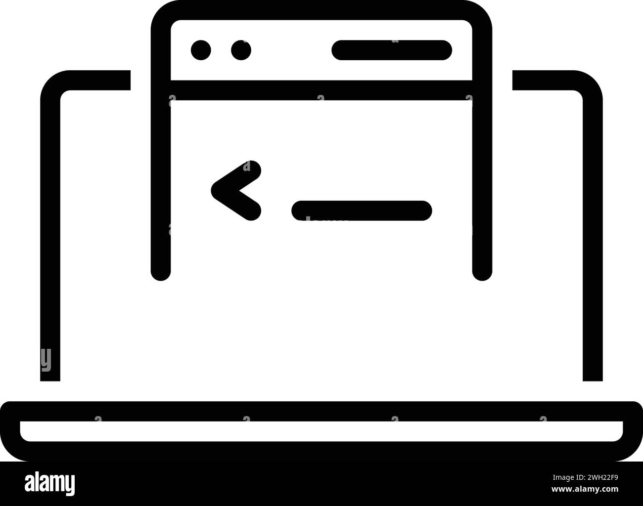 Icon for application,desktop Stock Vector Image & Art - Alamy