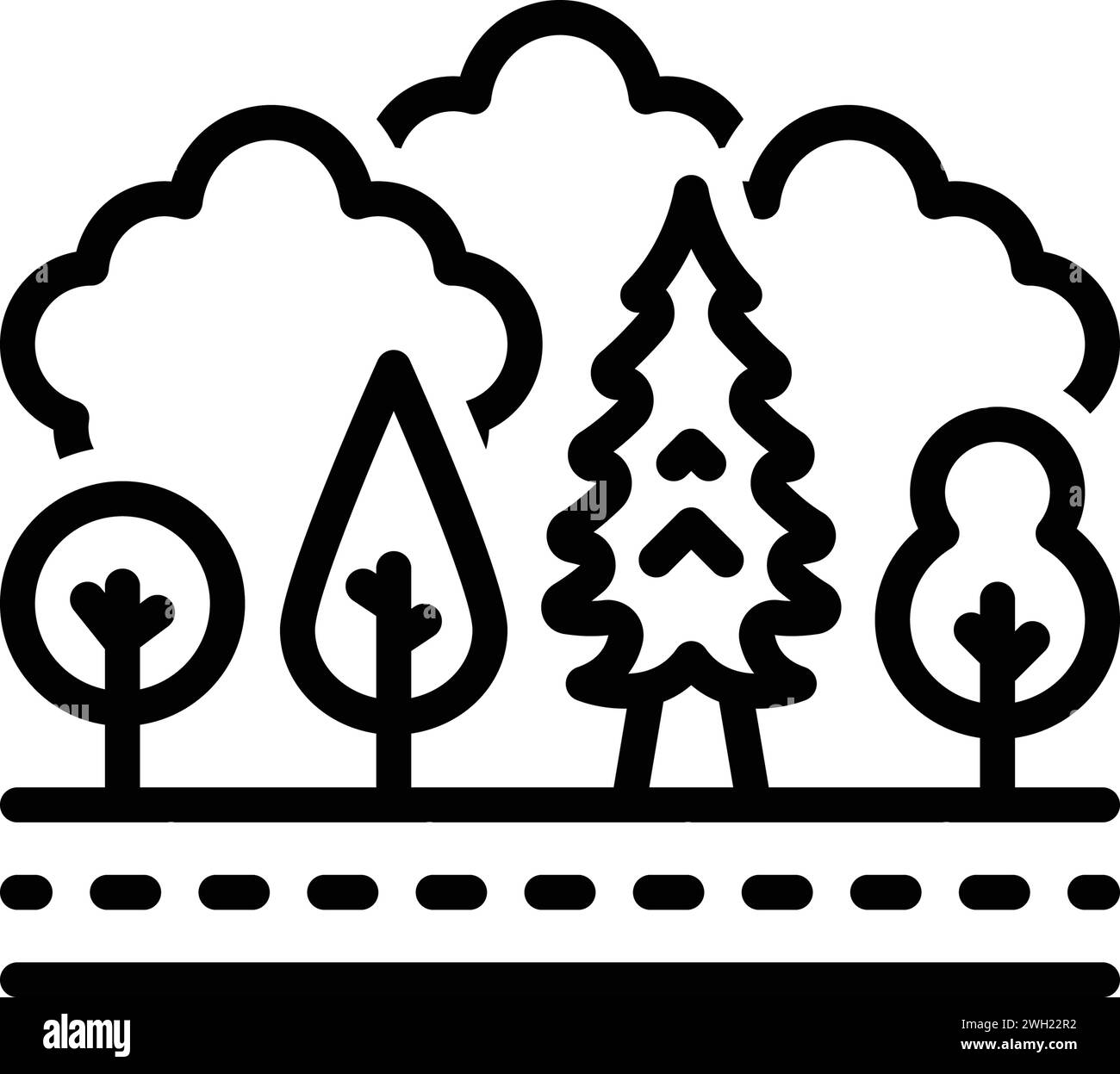 Icon For Forestrysylviculture Stock Vector Image And Art Alamy
