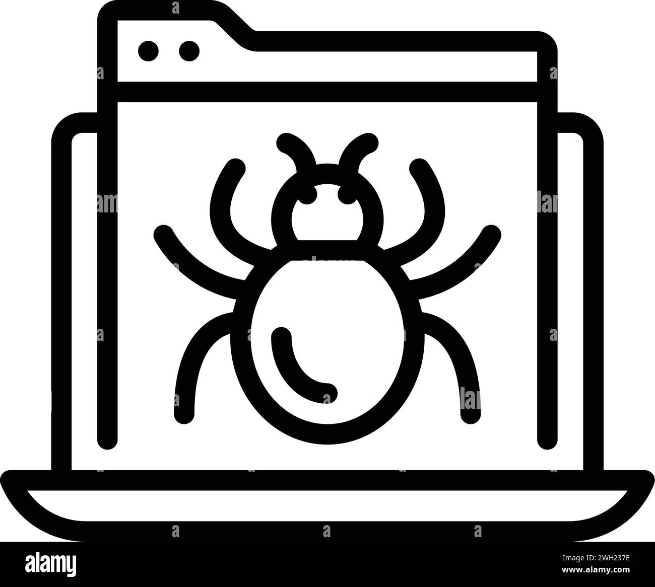 Debug code logo Stock Vector Images - Alamy