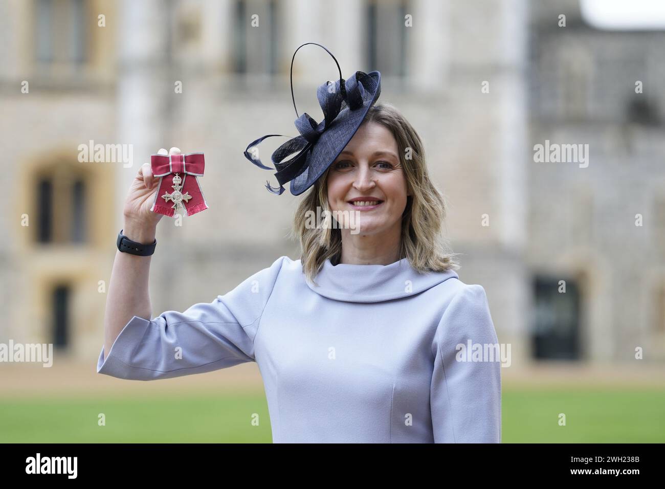 Mrs Ellen Convery (Ellen White), from Glossop after being made a Member ...