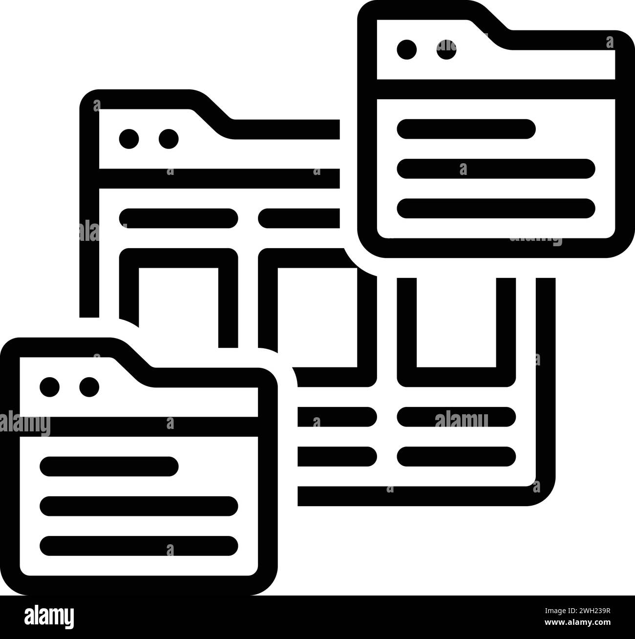 Icon for framework,folder Stock Vector Image & Art - Alamy