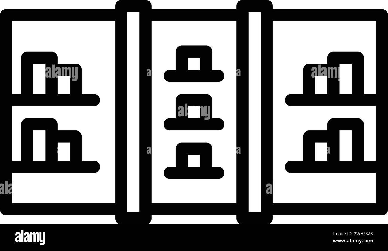 Icon for partition,divided Stock Vector Image & Art - Alamy