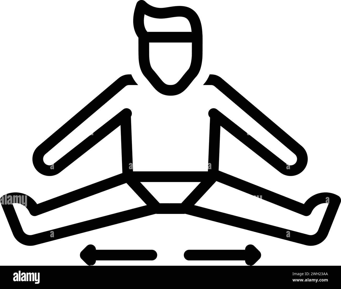 Icon for stretch,flexible Stock Vector Image & Art - Alamy