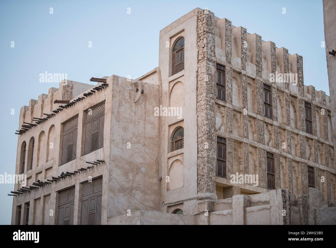 Doha, Qatar- March 04,2023 : Views of the traditional Arabic ...