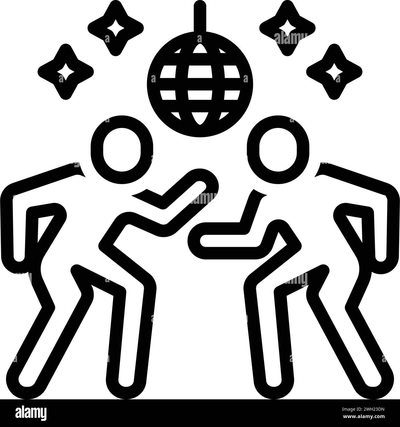 Disco ball vector vectors Black and White Stock Photos & Images - Alamy