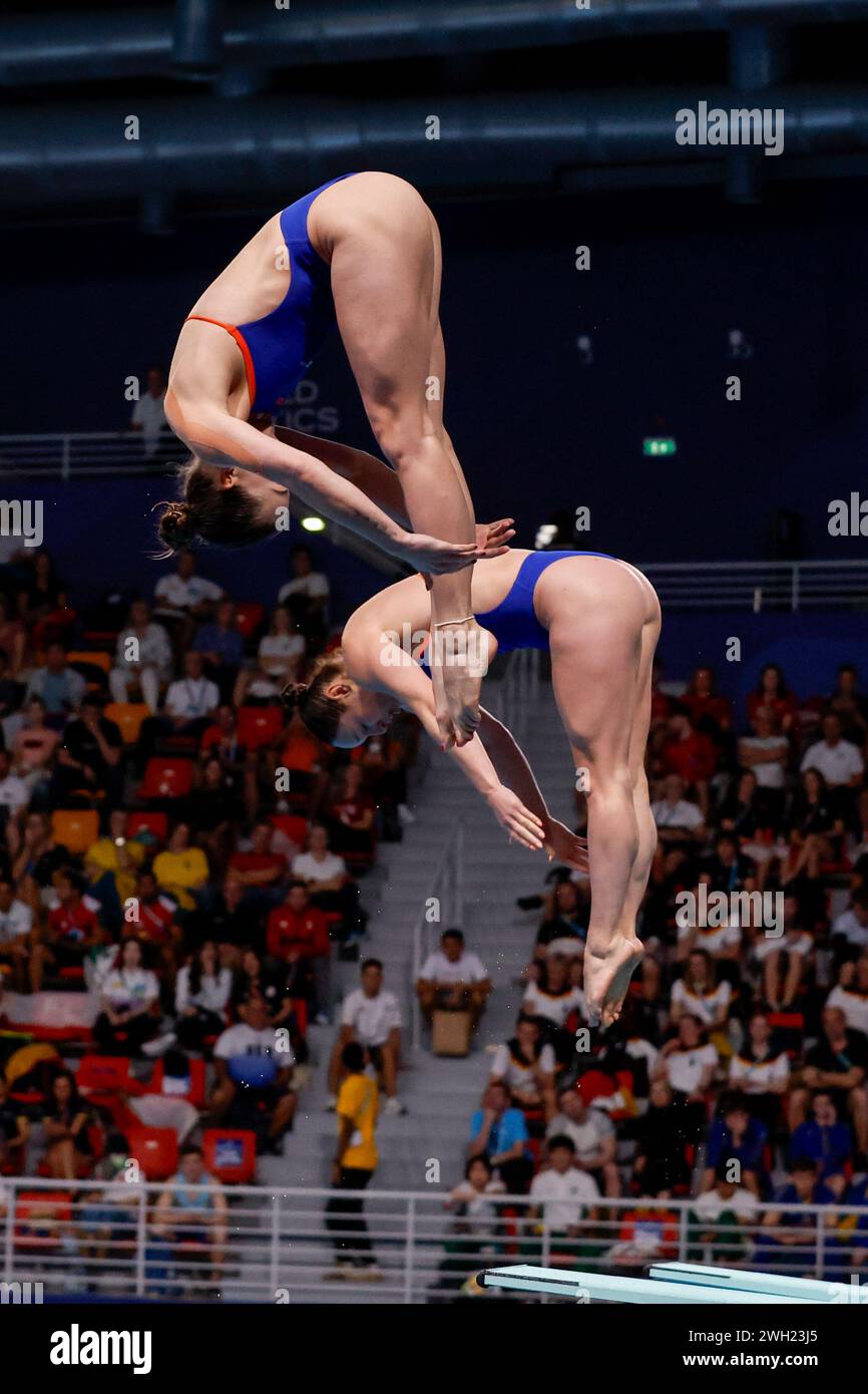 Doha, Qatar. 07th Feb, 2024. DOHA, QATAR - FEBRUARY 7: Celine van Duijn ...