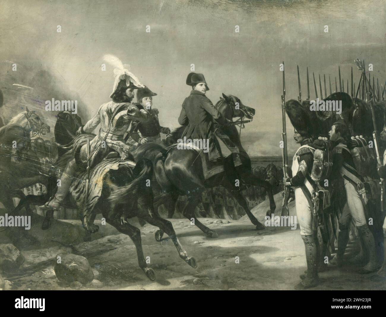 The Battle of Jena, painting by French artist Horace Vernet, Versailles ...