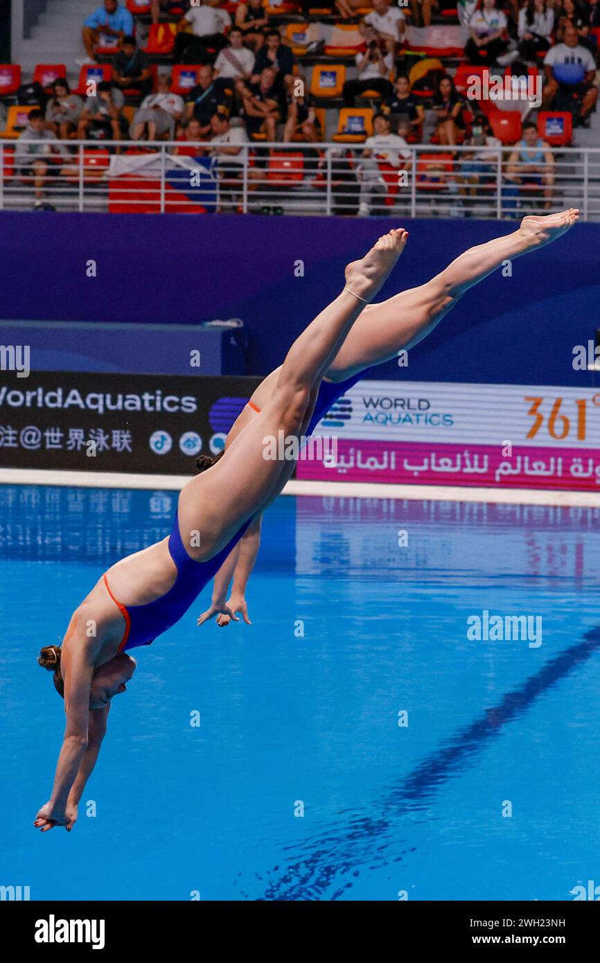 Doha, Qatar. 07th Feb, 2024. DOHA, QATAR - FEBRUARY 7: Celine van Duijn ...