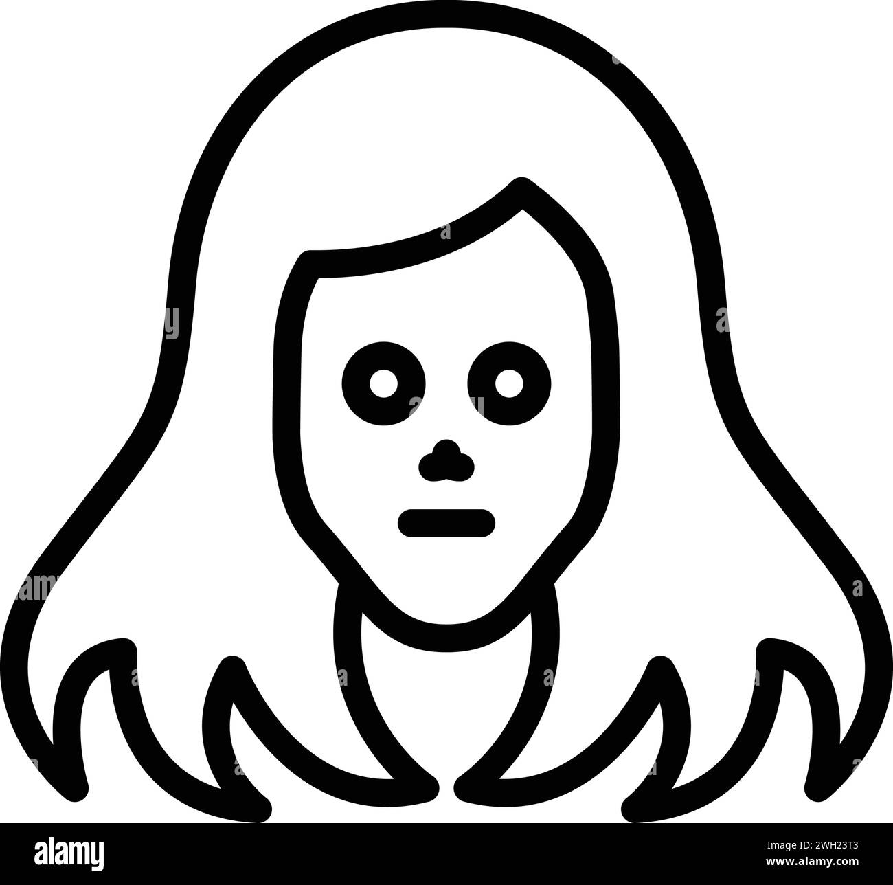 Ordinary girl Stock Vector Images - Alamy