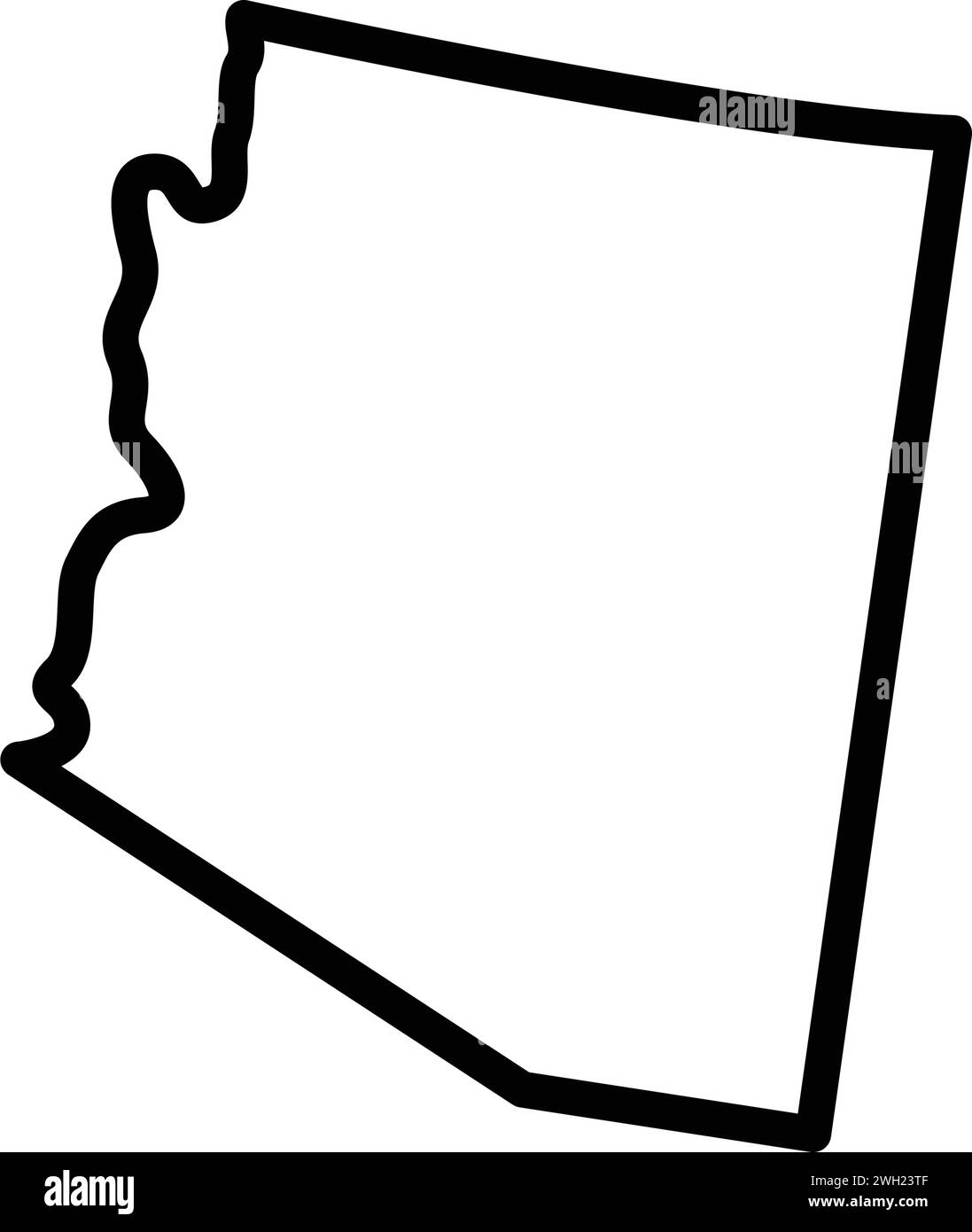 Icon for arizona,map Stock Vector Image & Art - Alamy