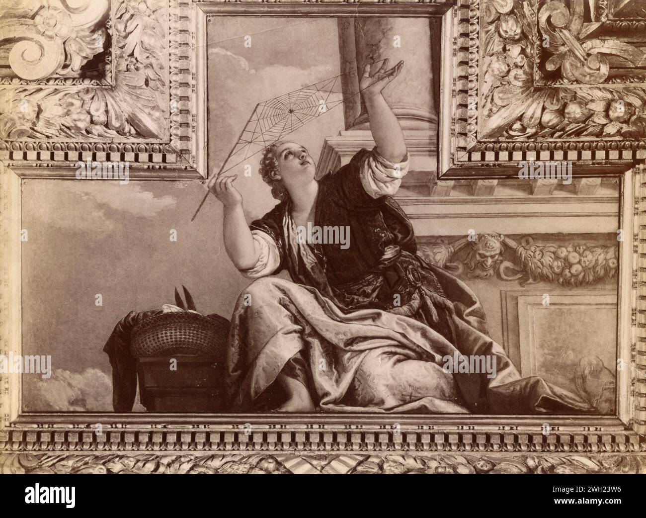 Dialectics or Industry (cobweb), painting by Italian artist Paolo ...