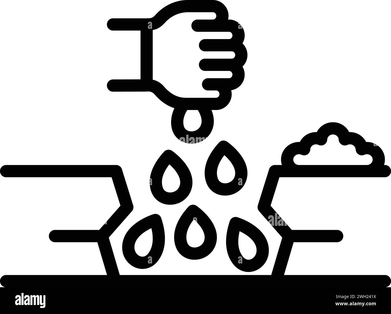 Icon for seeds,grain Stock Vector Image & Art - Alamy