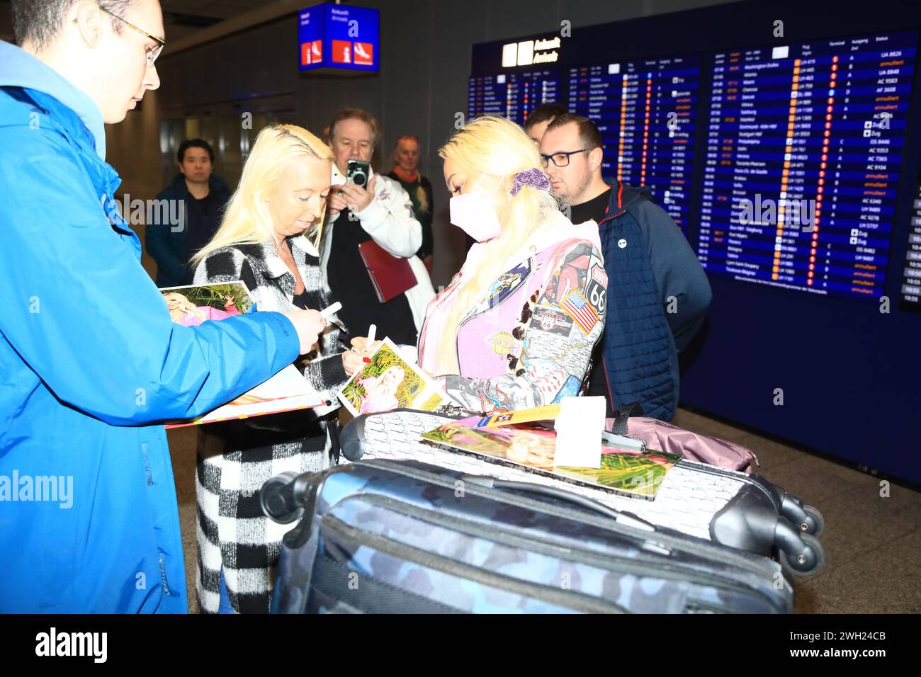 Cora Schumacher bei der Rückkehr der Dschungelcamp-Kandidaten der RTL ...