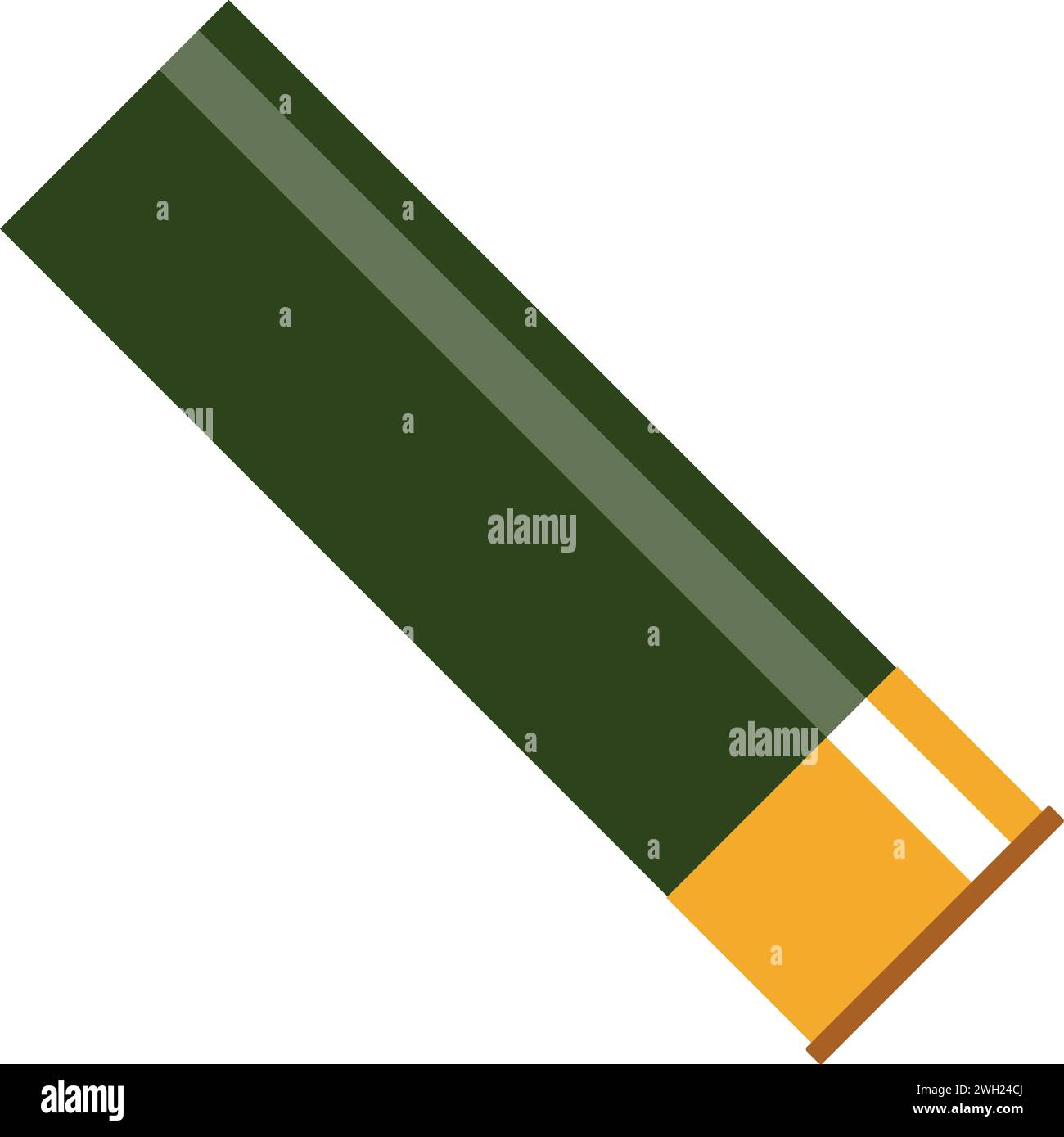 Shotgun Shell Isolated Icon in Flat Style Stock Vector Image & Art - Alamy