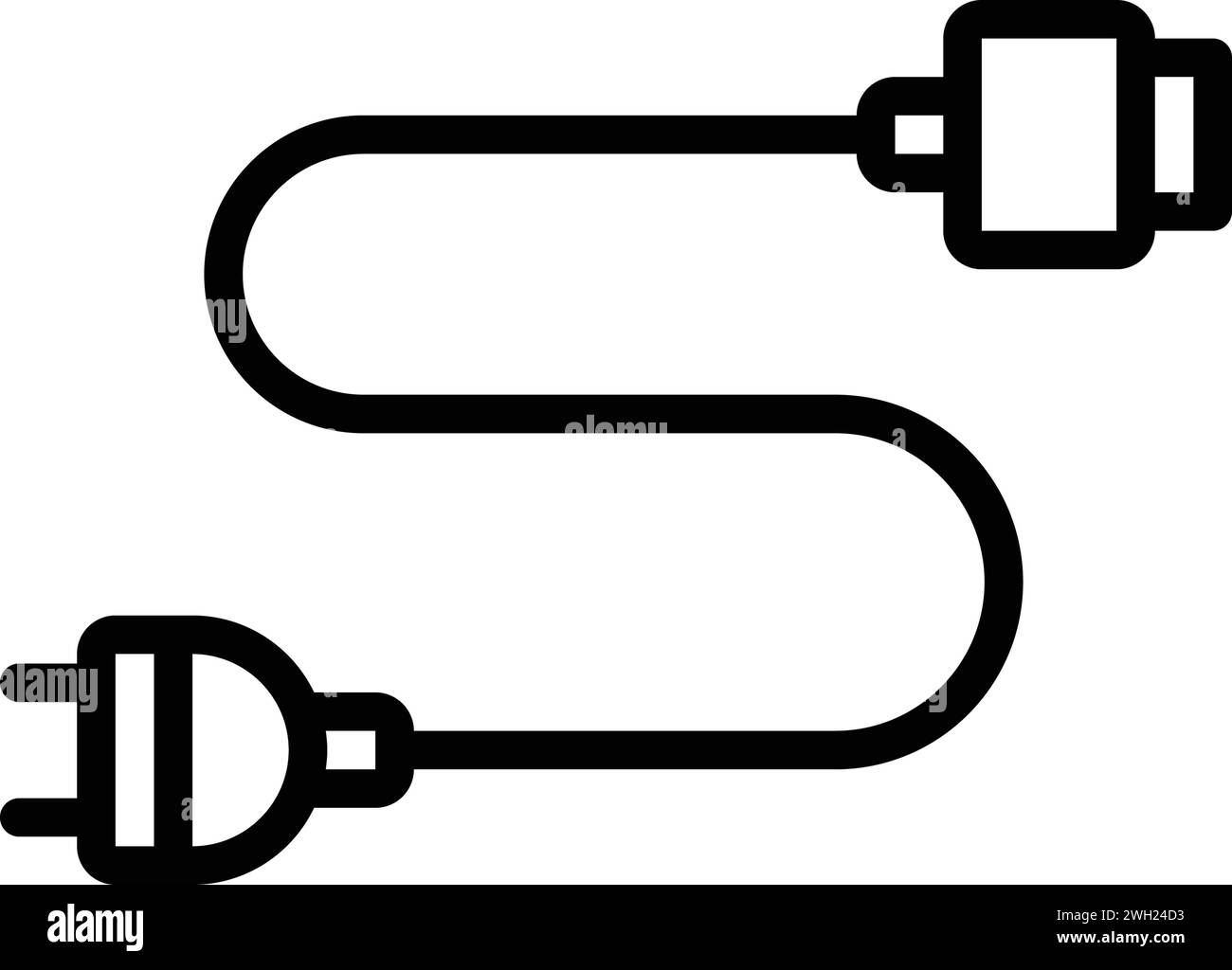 Wired electricity Stock Vector Images - Alamy