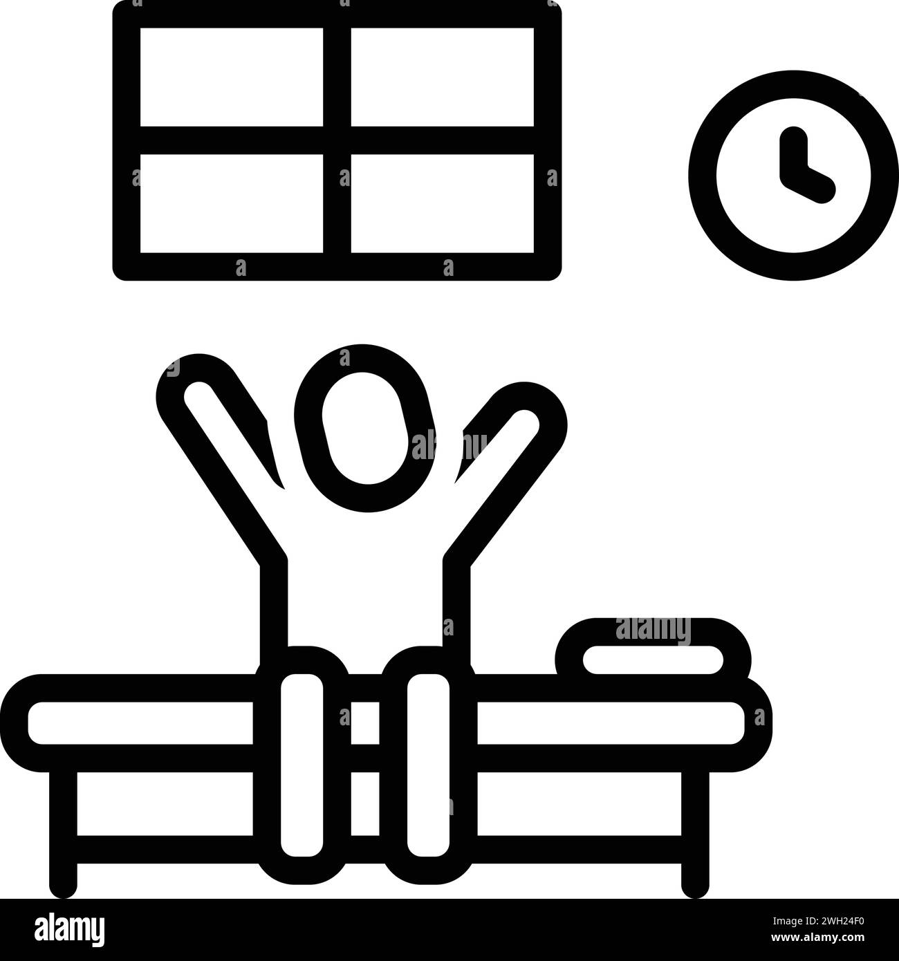 Yawn wake Black and White Stock Photos & Images - Alamy