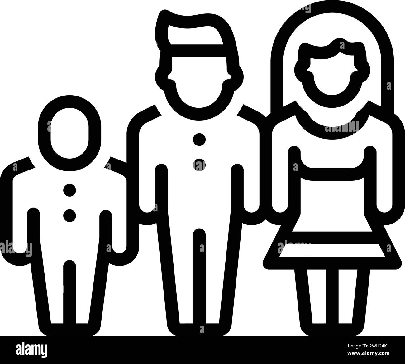 Generations silhouette Black and White Stock Photos & Images - Alamy
