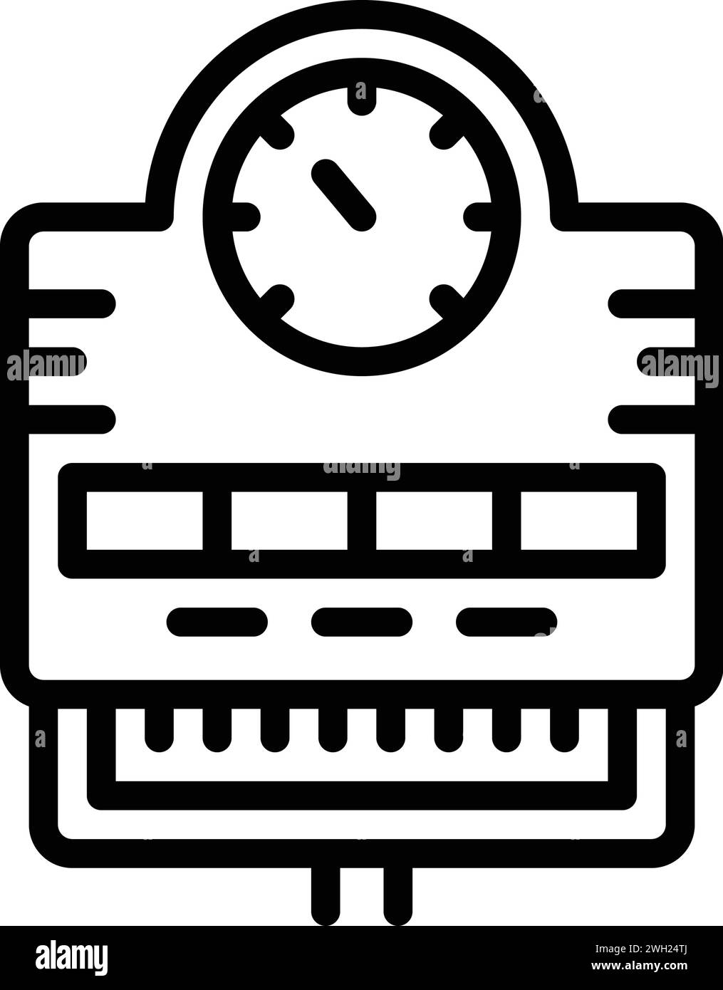 Measurement meters Black and White Stock Photos & Images - Alamy