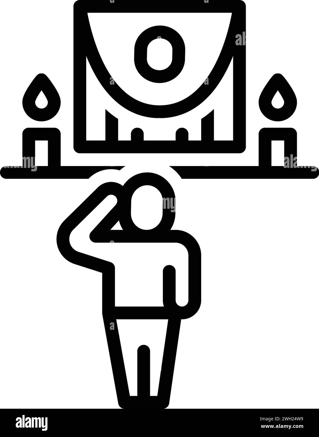 Homage memorial Stock Vector Images - Alamy