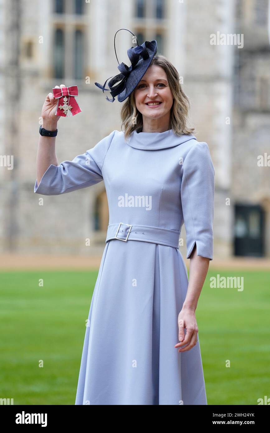 Mrs Ellen Convery (Ellen White), from Glossop after being made a Member ...