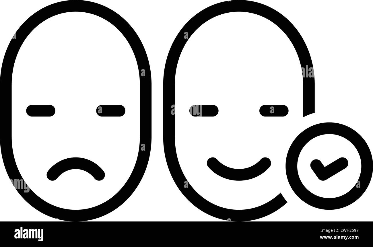 Icon for positive,happy Stock Vector Image & Art - Alamy