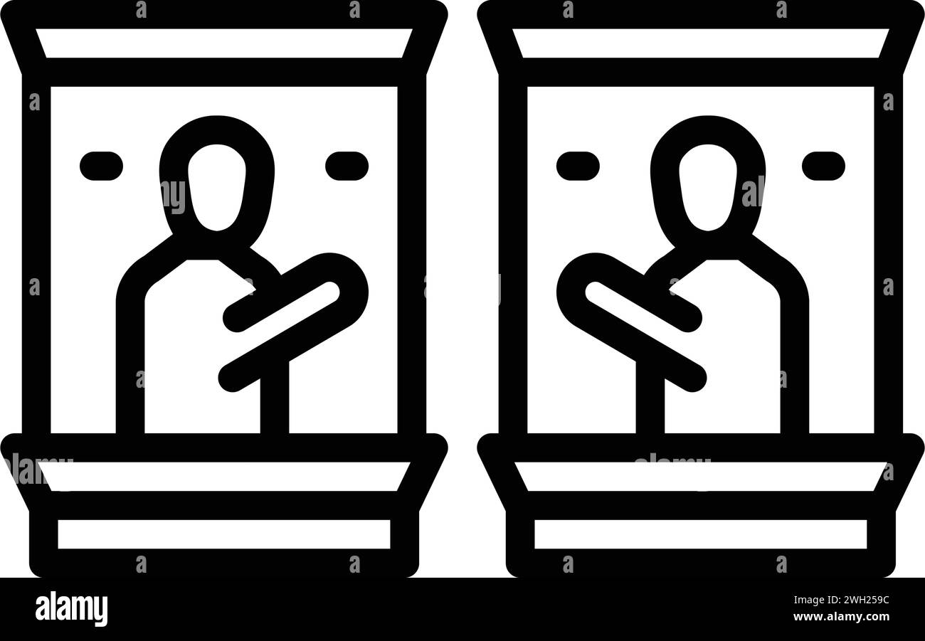 Icon for neighbors,neighboring Stock Vector Image & Art - Alamy