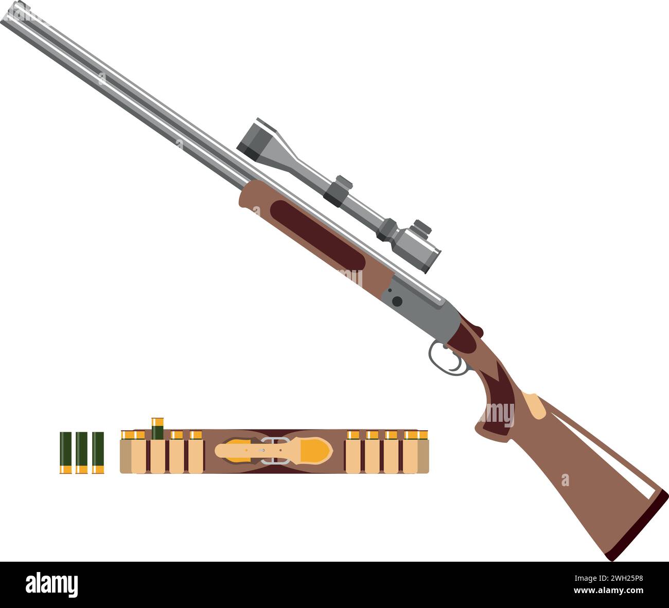 Carbine telescope Stock Vector Images - Alamy