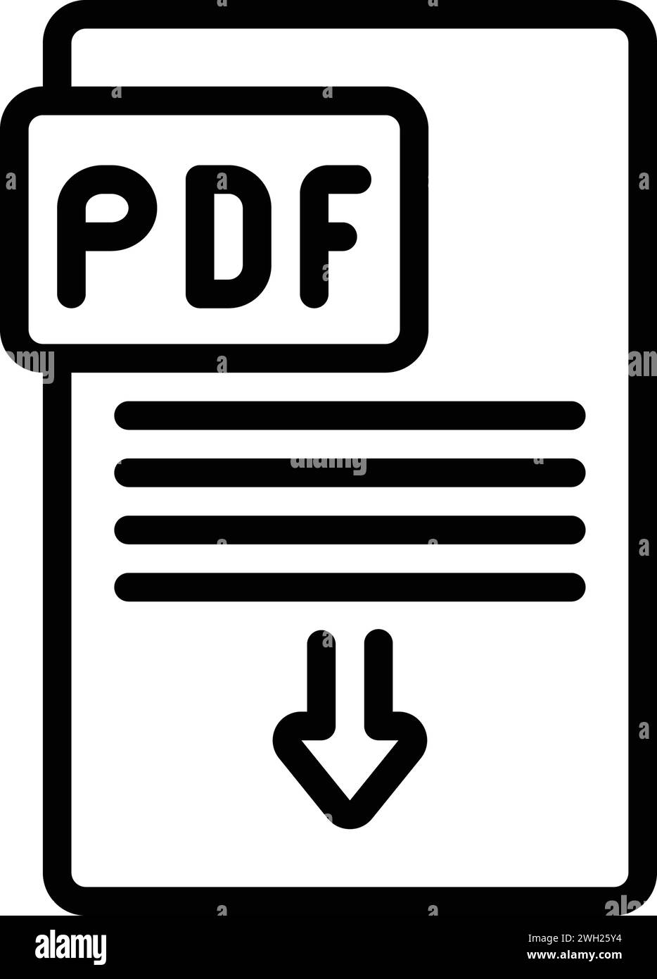 Pdf file logo hi-res stock photography and images - Alamy