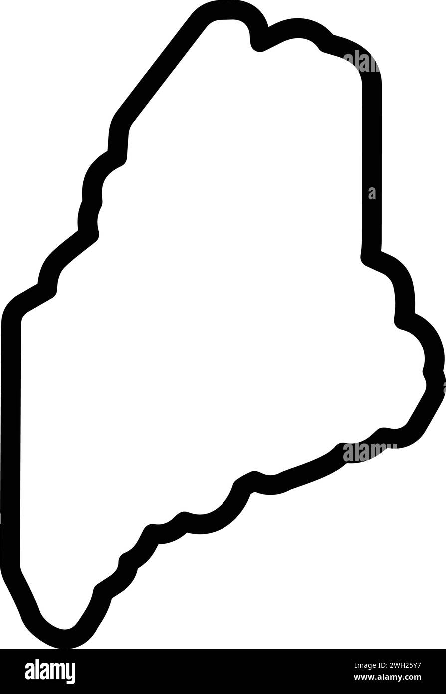 Icon for maine,map Stock Vector Image & Art - Alamy