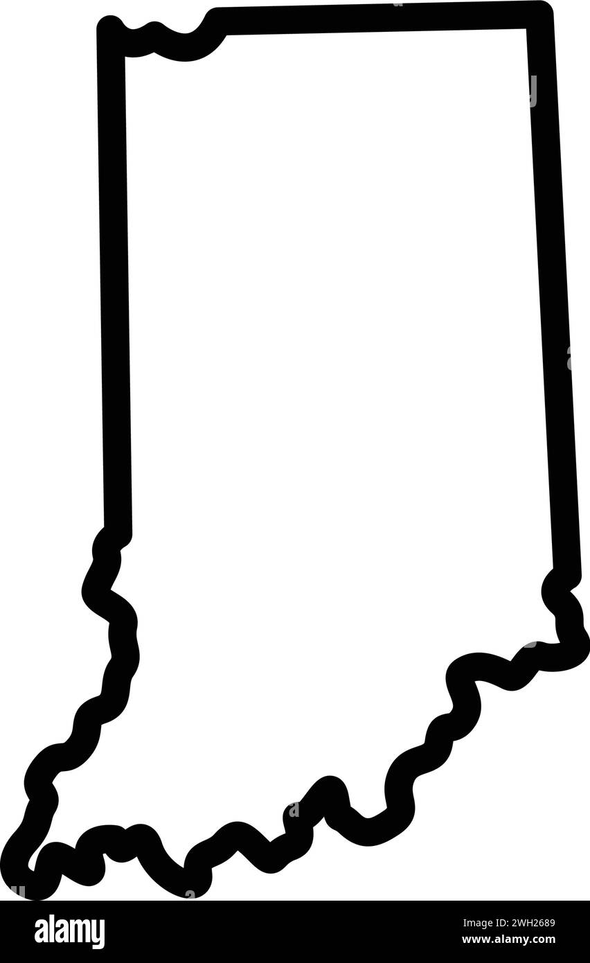 Icon for indiana,map Stock Vector Image & Art - Alamy