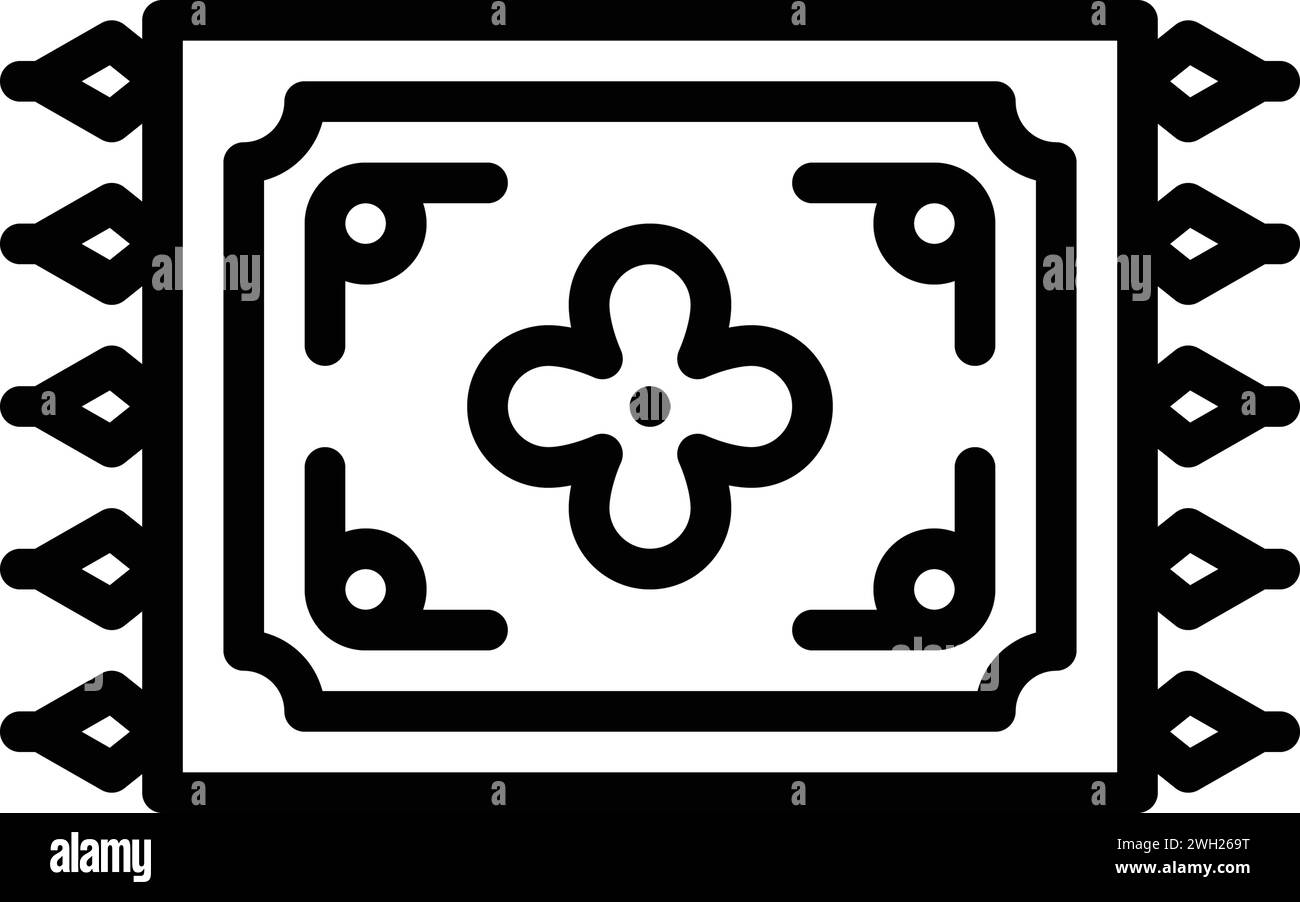 Tapestry carpet Stock Vector Images - Alamy