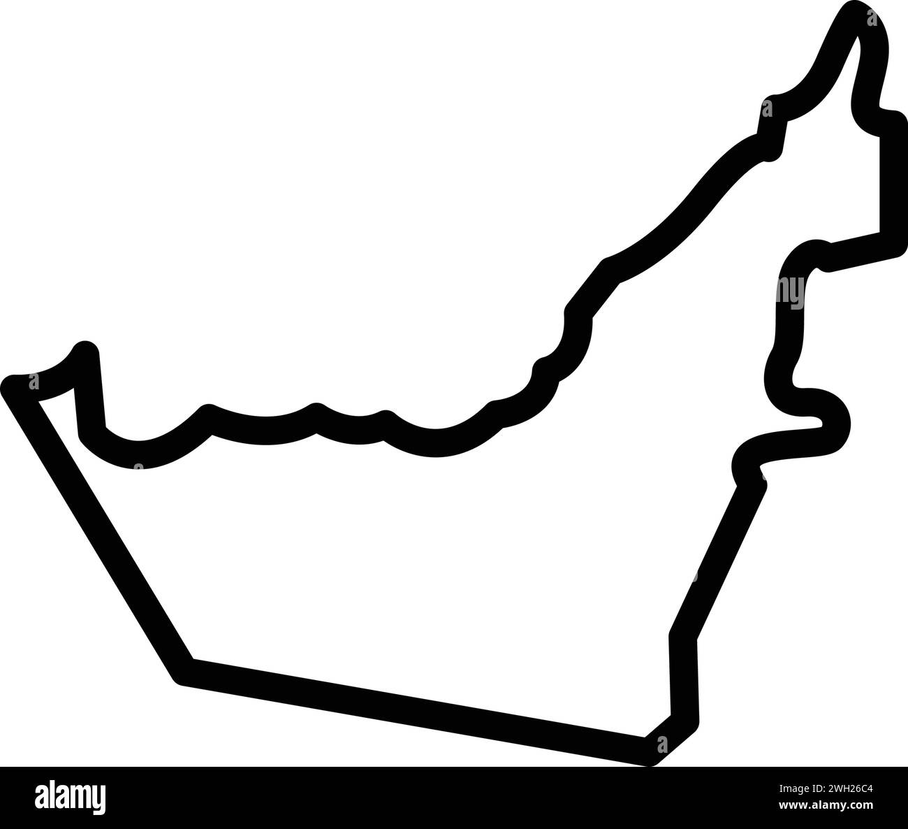 Emirates border Black and White Stock Photos & Images - Alamy