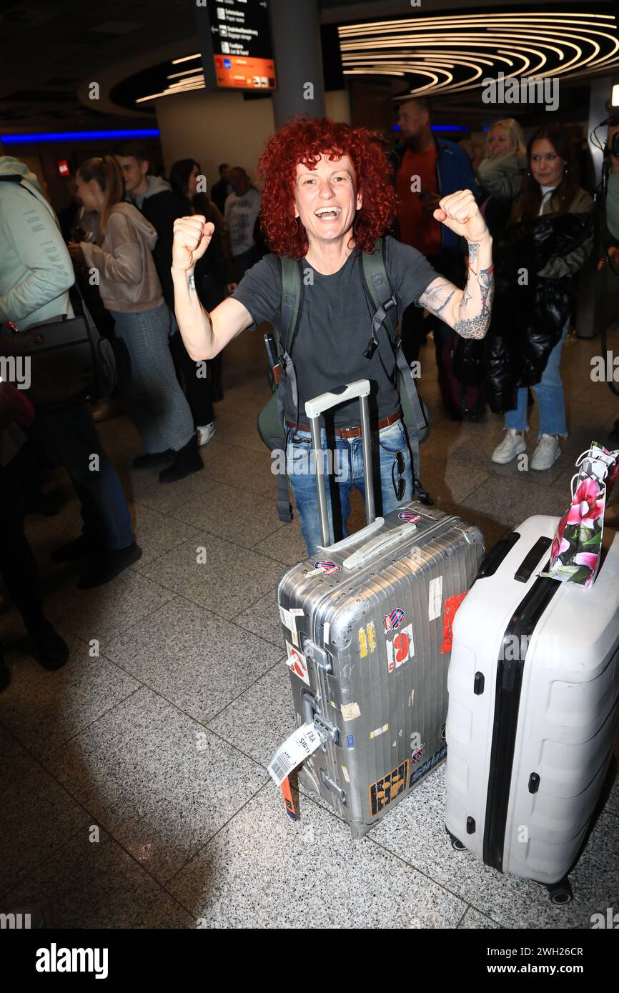 Lucy Diakovska bei der Rückkehr der Dschungelcamp-Kandidaten der RTL ...