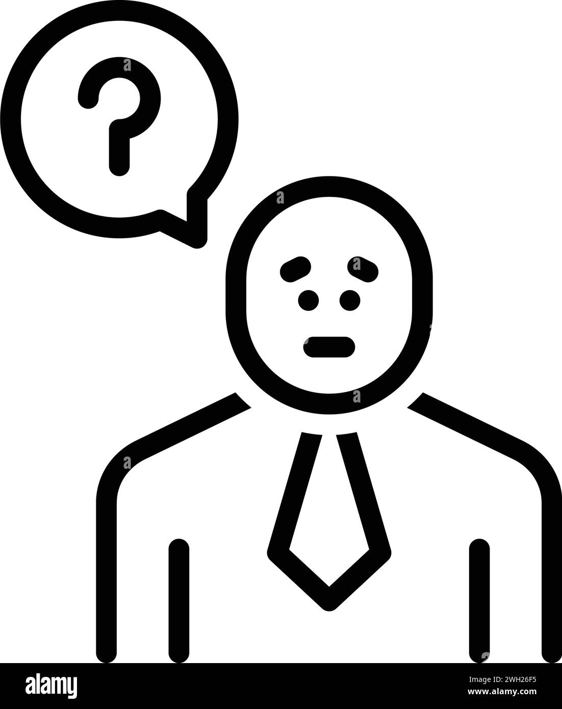 Icon for asked,question arise Stock Vector Image & Art - Alamy