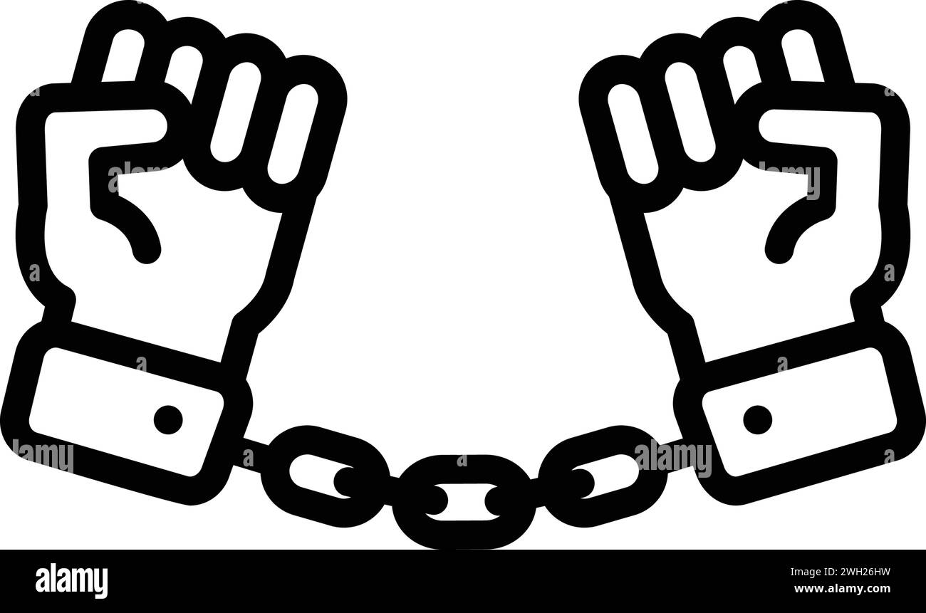 Icon for bind,handcuffs Stock Vector Image & Art - Alamy