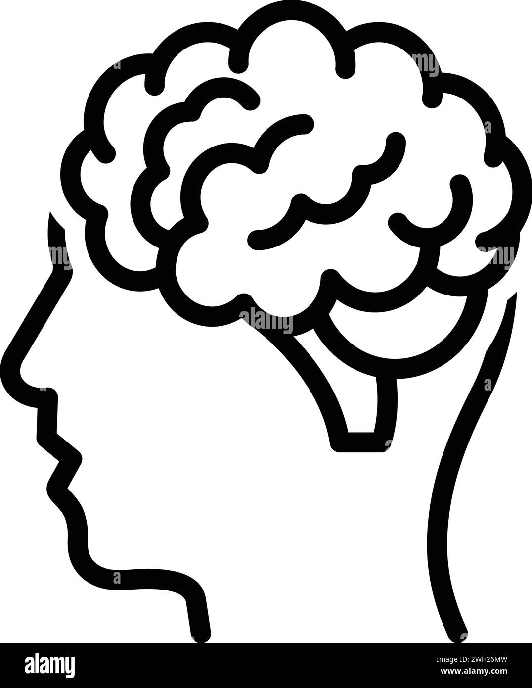 Mind brain Black and White Stock Photos & Images - Alamy