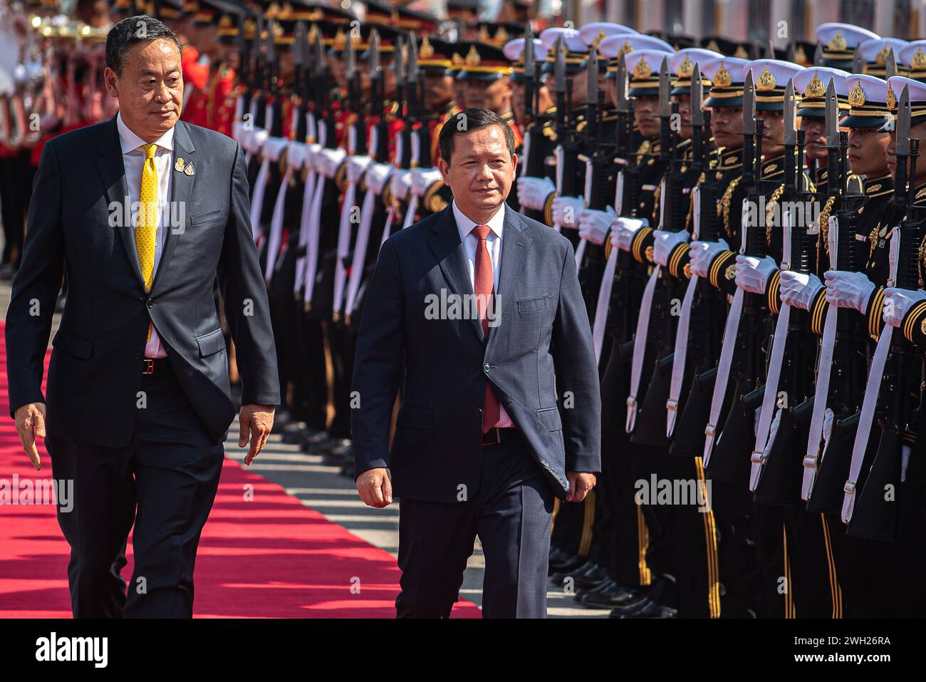 Bangkok, Thailand. 07th Feb, 2024. Cambodia's Prime Minister Hun Manet ...