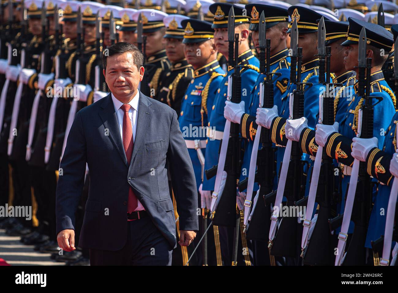 Bangkok, Thailand. 07th Feb, 2024. Cambodia's Prime Minister Hun Manet ...